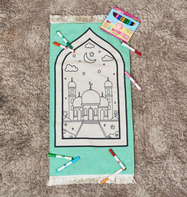 Colouring prayer mat – Kids Hub