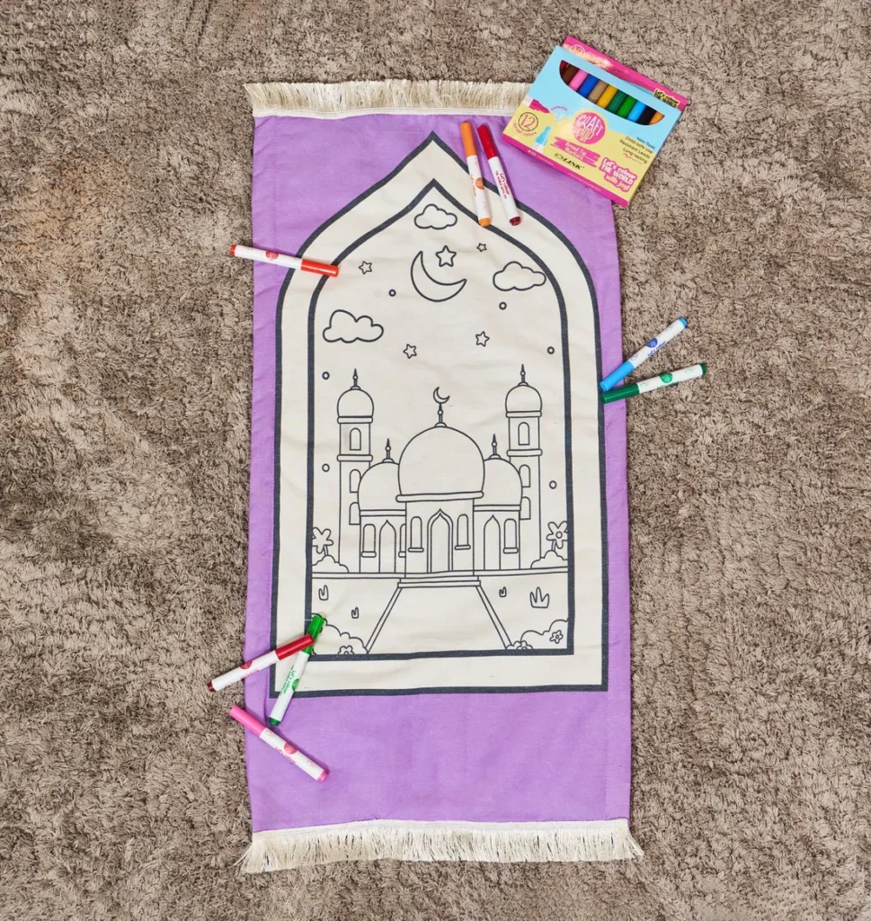 Colouring prayer mat – Kids Hub